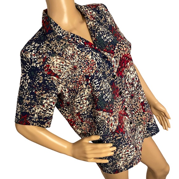 Vintage | Tops | Vintage Donnkenny Classics Short Sleeve Button Down ...